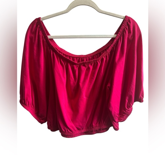 Old Navy | Tops | Old Navy Pink Balloon Crop Top Size Xl Nwt | Poshmark